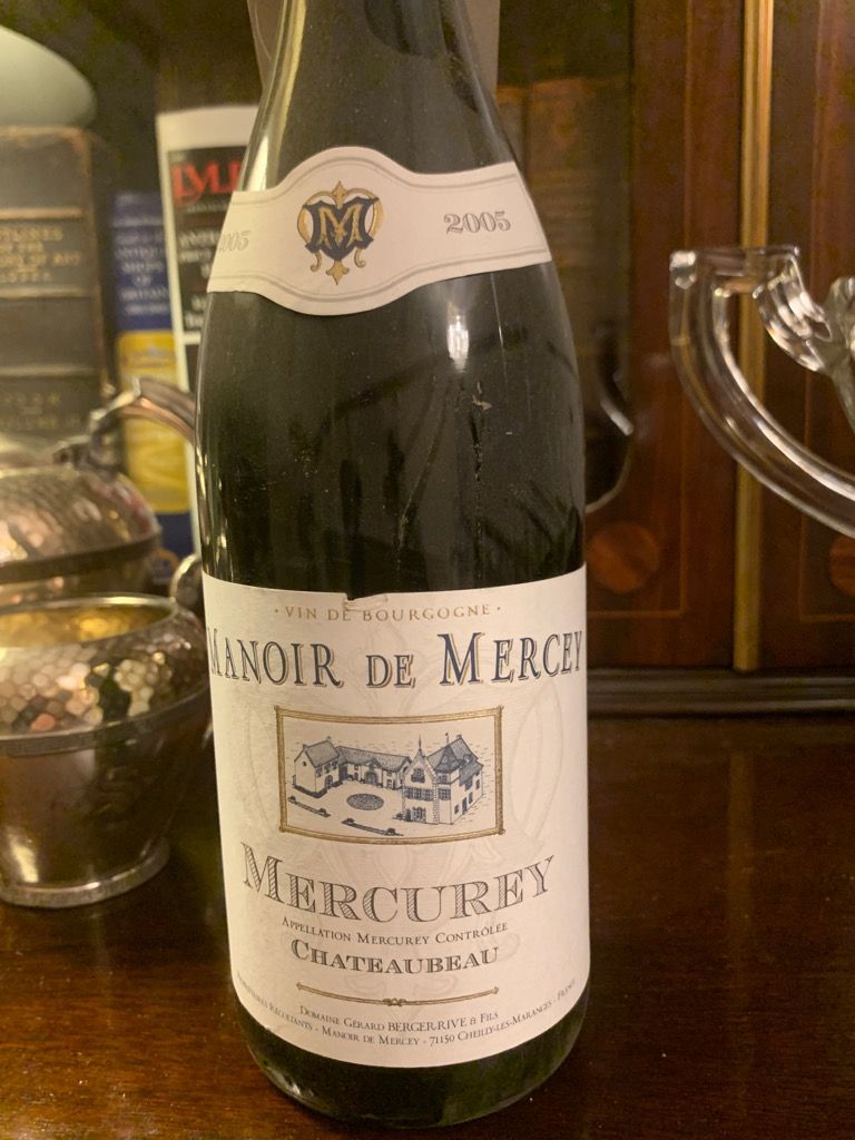 1998 Manoir de Mercey Mercurey Chateaubeau, France, Burgundy, Côte ...