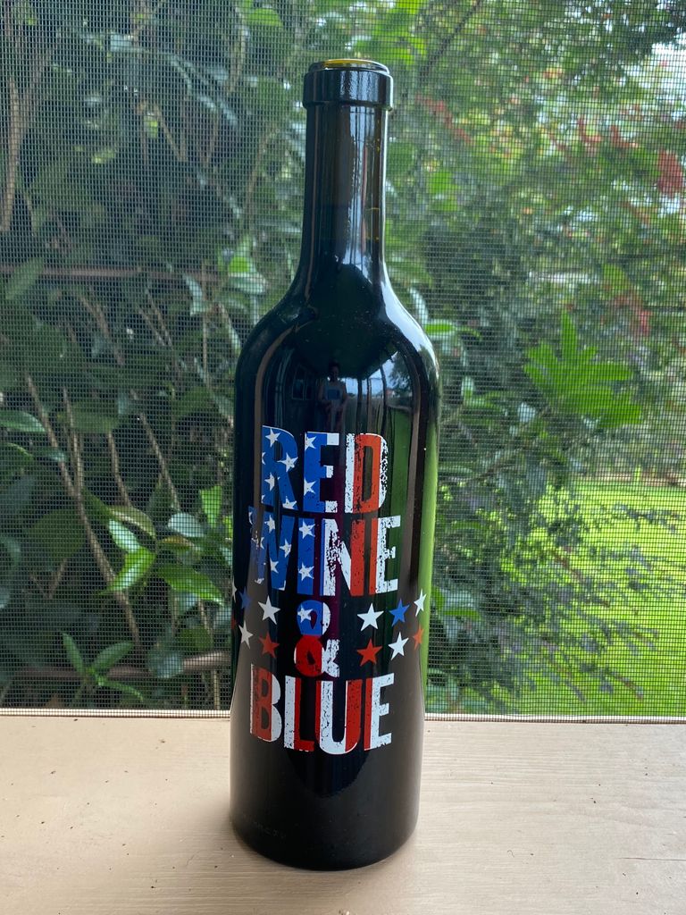 2021 Thin Blue Wine Cellars Red Wine & Blue, USA, California, Central ...