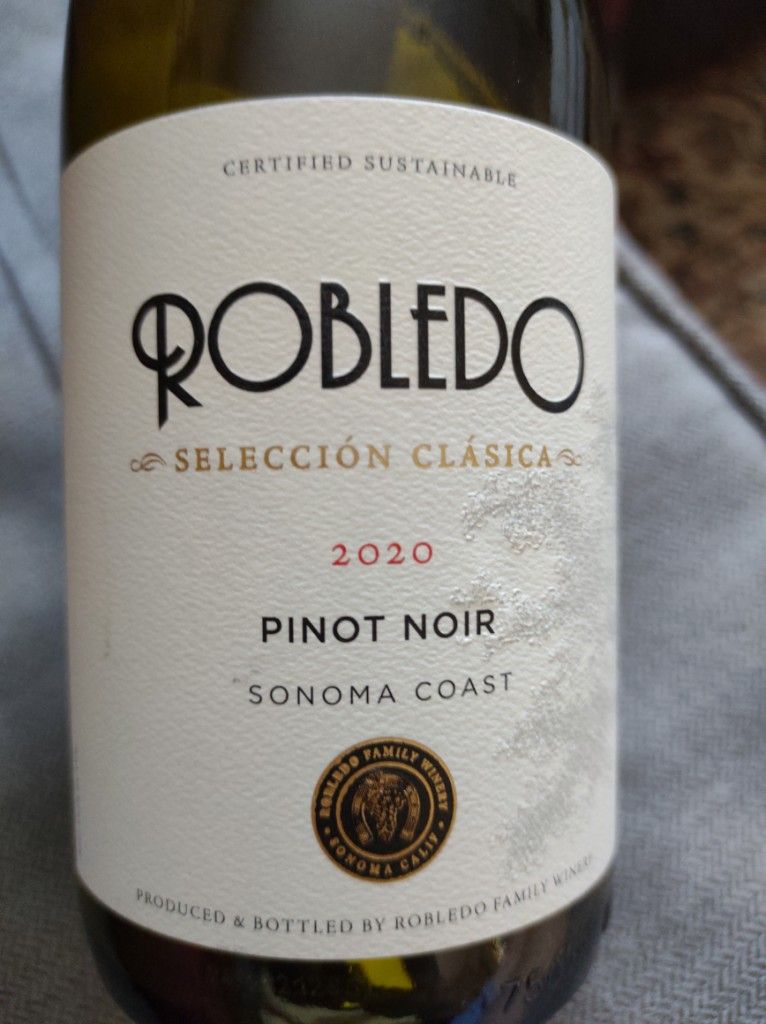 2020 Robledo Family Winery Pinot Noir, USA, California, Central Coast ...