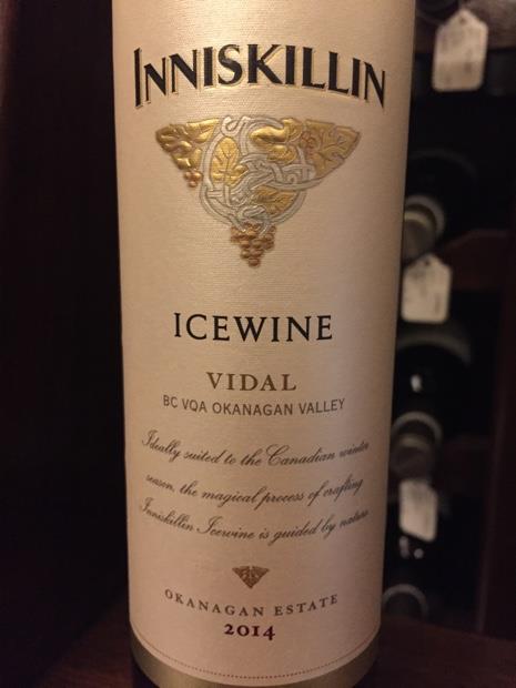 2016 Inniskillin Vidal Ice Wine Oak Aged, Canada, Ontario, Niagara ...