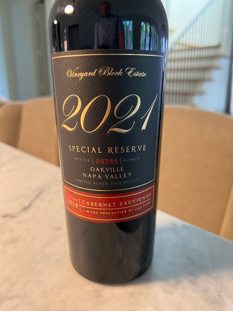 2019 Vineyard Block Estate Cabernet Sauvignon Block 2021 Special ...