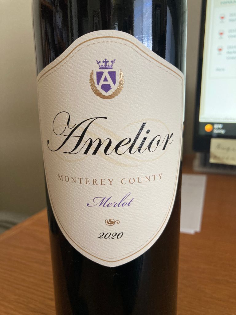 2020 Amelior Merlot Monterey County, USA, California, Central Coast ...
