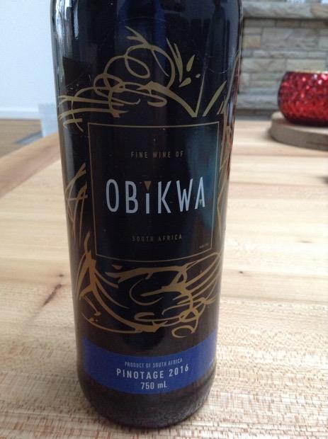 2016 Obikwa Pinotage, South Africa, Western Cape - CellarTracker