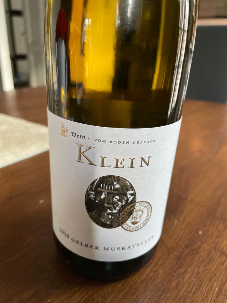 2022 Gerhard Klein Gelber Muskateller, Germany, Pfalz - CellarTracker