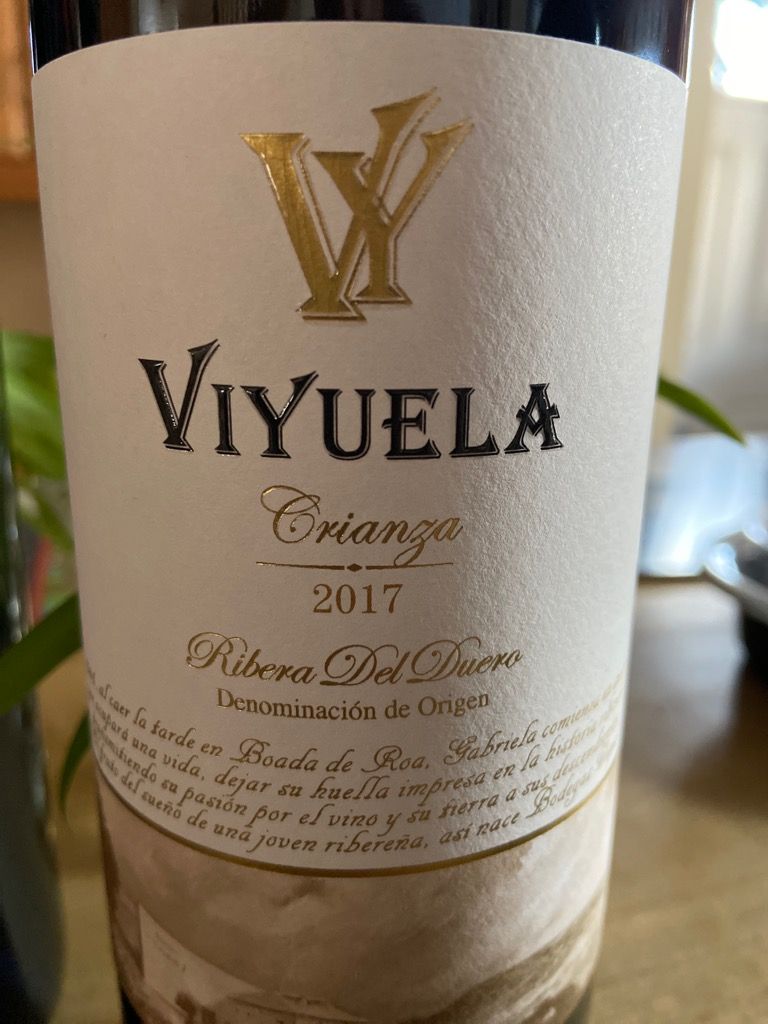 2017 Bodegas Viyuela Ribera del Duero Crianza, Spain, Castilla y León, Ribera del Duero ...