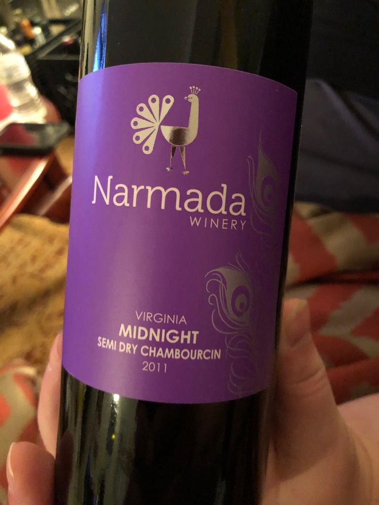 NV Narmada Winery Chambourcin Midnight, USA, Virginia, Northern ...