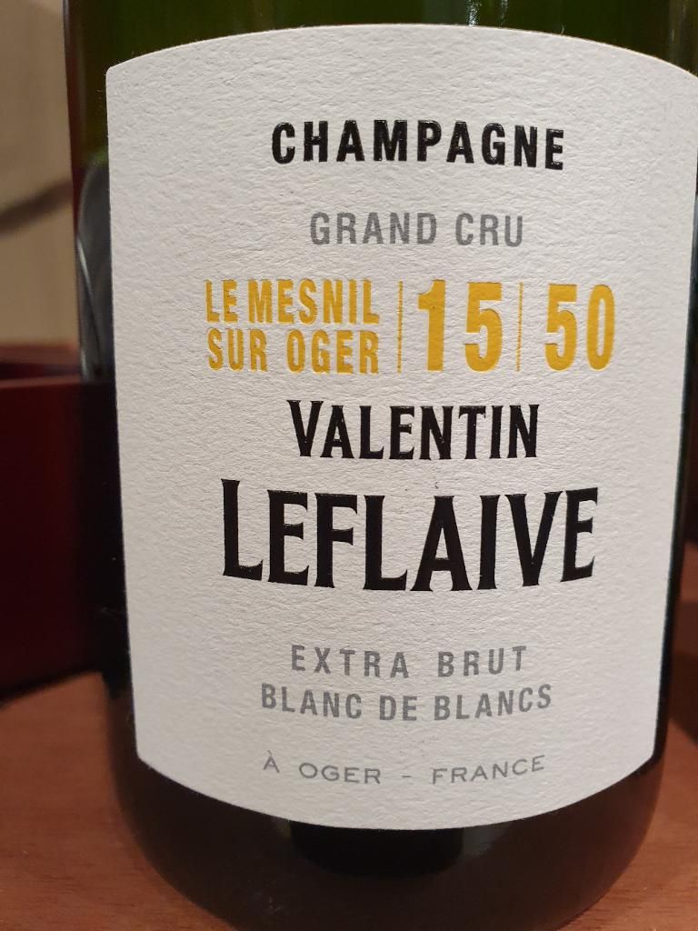 NV Valentin Leflaive Champagne Grand Cru Le Mesnil sur Oger 15 50 Blanc ...
