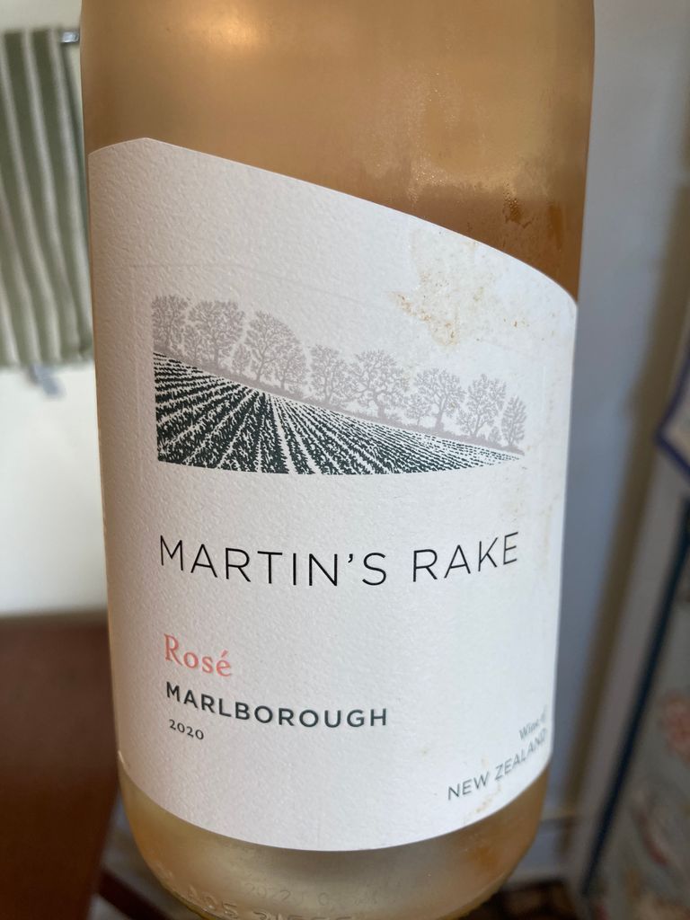 2020 Martin's Rake Rosé, New Zealand, South Island, Marlborough ...