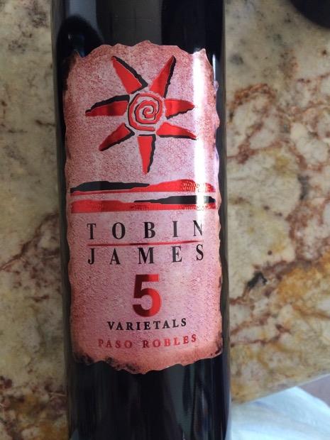 2013 Tobin James Five, USA, California, Central Coast, Paso Robles ...