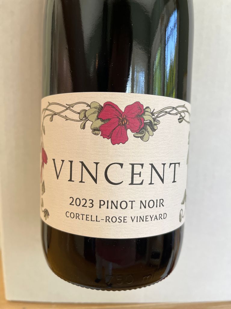 2023 Vincent Pinot Noir Cortell-Rose Vineyard Eola - Amity Hills, USA ...