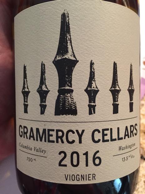 2016 Gramercy Cellars Viognier, USA, Washington, Columbia Valley ...