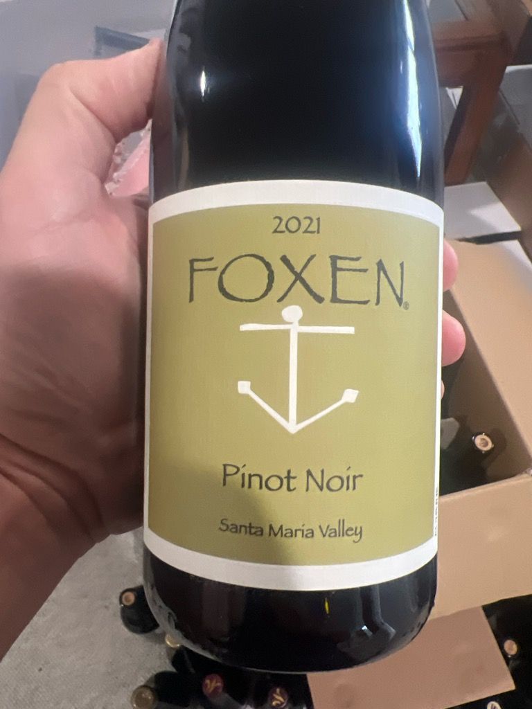 2022 Foxen Pinot Noir Santa Maria Valley, USA, California, Central ...