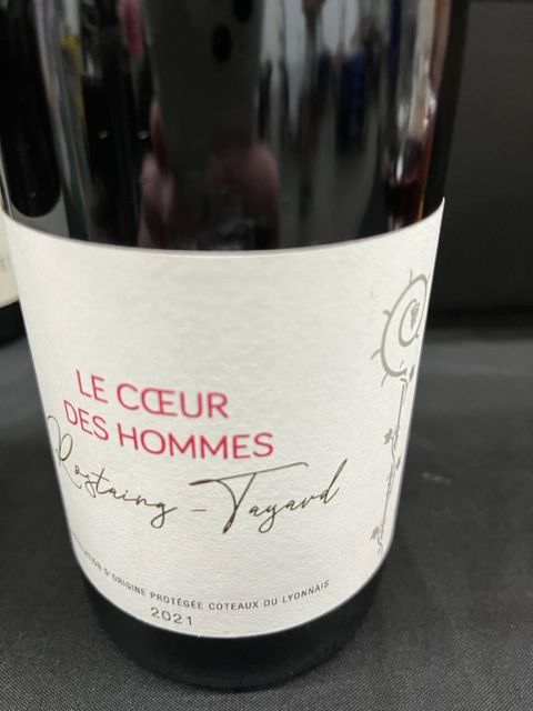 2021 Domaine Rostaing-Tayard Côteaux du Lyonnais Le coeur des hommes ...