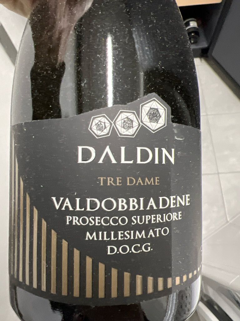 NV Dal Din Prosecco di Valdobbiadene, Italy, Veneto, Prosecco di ...
