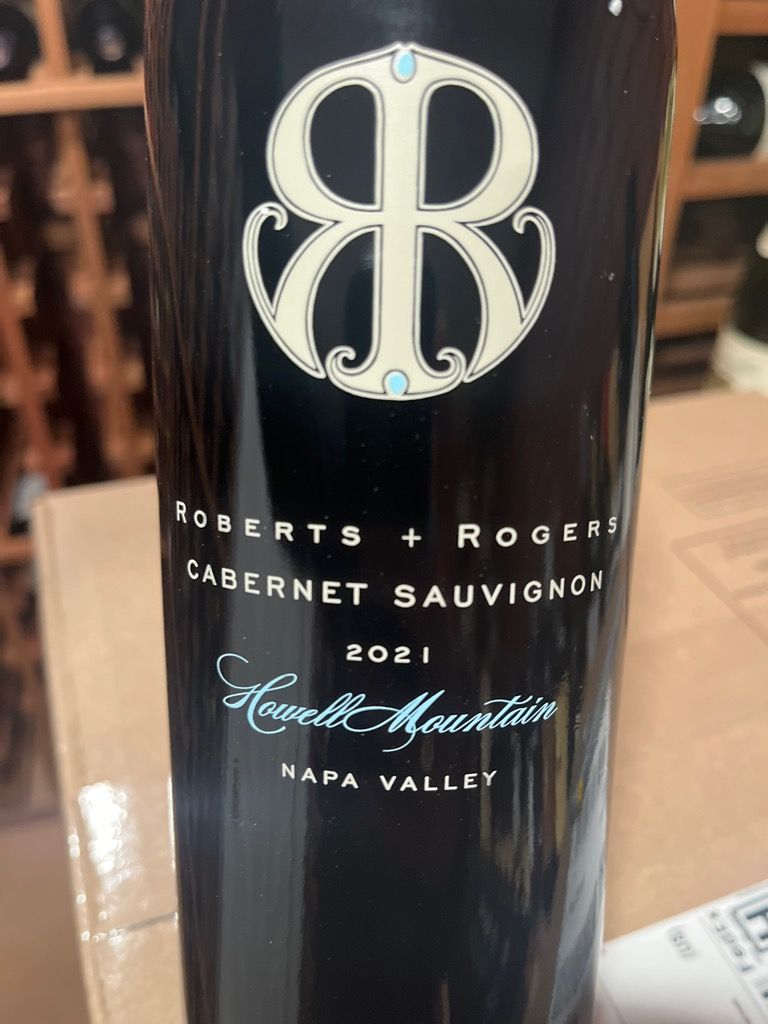 2021 Roberts + Rogers Cabernet Sauvignon Howell Mountain, USA ...