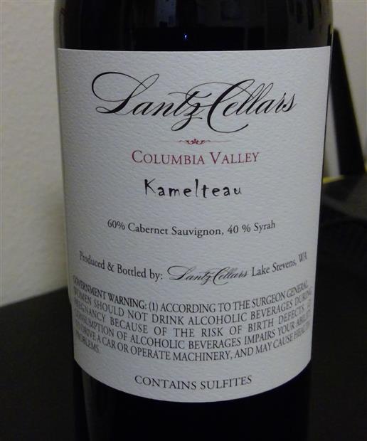 2017 Lantz Cellars Kamelteau, USA, Washington, Columbia Valley ...