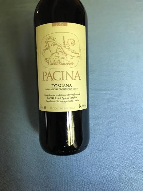 2012 Pacina Pacina Toscana IGT, Italy, Tuscany, Toscana IGT - CellarTracker