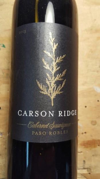 Carson ridge cabernet sauvignon store
