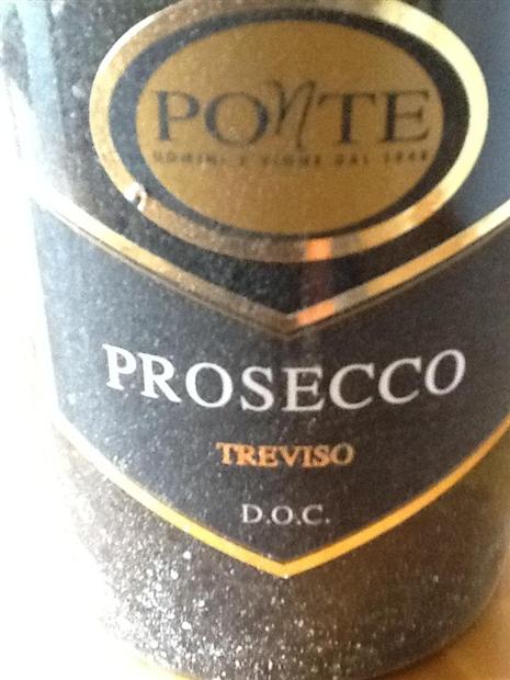 NV Viticoltori Ponte Prosecco di Treviso Extra Dry, Italy, Veneto ...