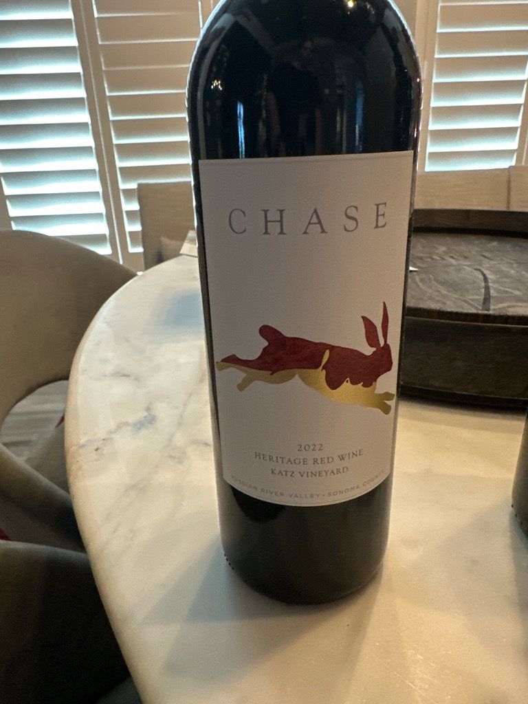 2022 Chase Heritage Red Wine Katz Vineyard, USA, California, Sonoma ...