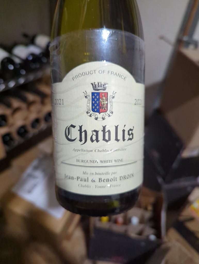 2021 Jean-Paul & Benoit Droin Chablis, France, Burgundy, Chablis ...
