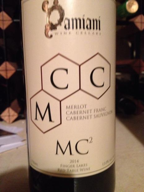 2014 Damiani Wine Cellars MC2, USA, New York, Finger Lakes, Seneca Lake ...