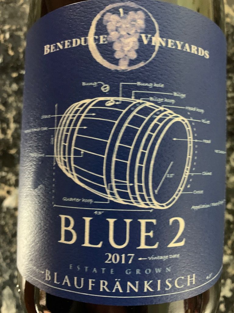 2018 Beneduce Vineyards Blaufränkisch Blue 2, USA, New Jersey ...