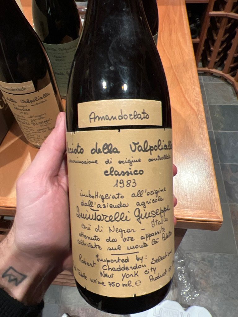 1980 Giuseppe Quintarelli Recioto della Valpolicella Classico ...