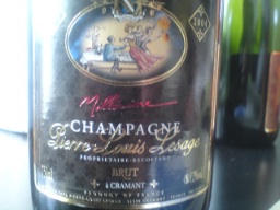 2004 Pierre-Louis Lesage Champagne Brut Millésimé, France, Champagne ...