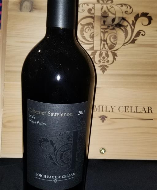 2017 Boich Family Cellar Cabernet Sauvignon NVS, USA, California, Napa ...