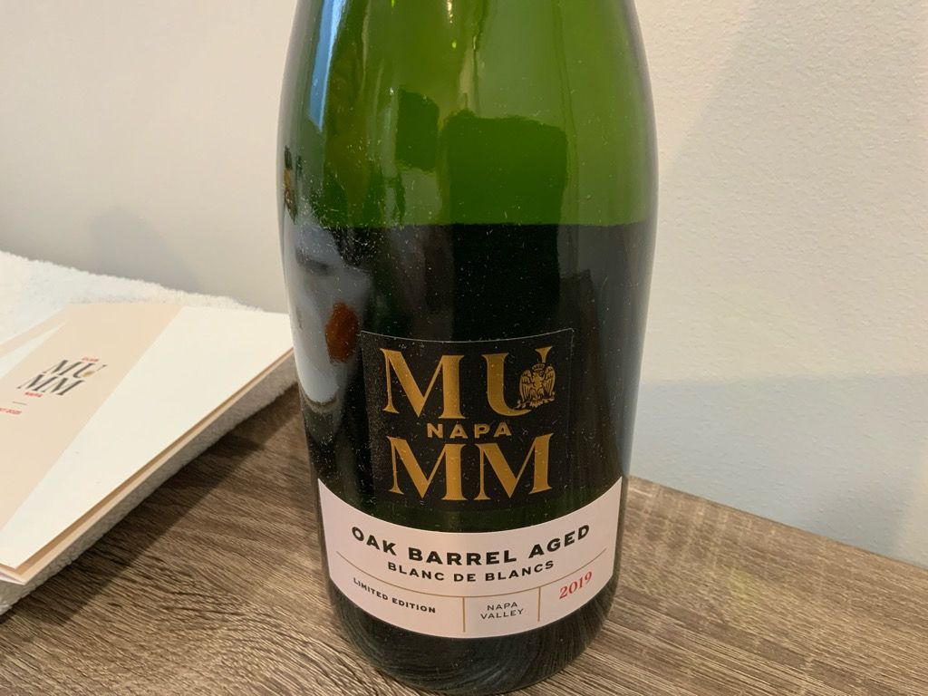 2019 Mumm Napa Blanc de Blancs Oak Barrel Aged, USA, California, Napa ...