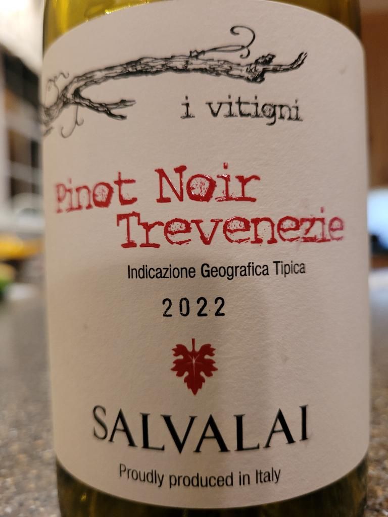 2022 Salvalai Pinot Noir, Italy, Delle Venezie - CellarTracker