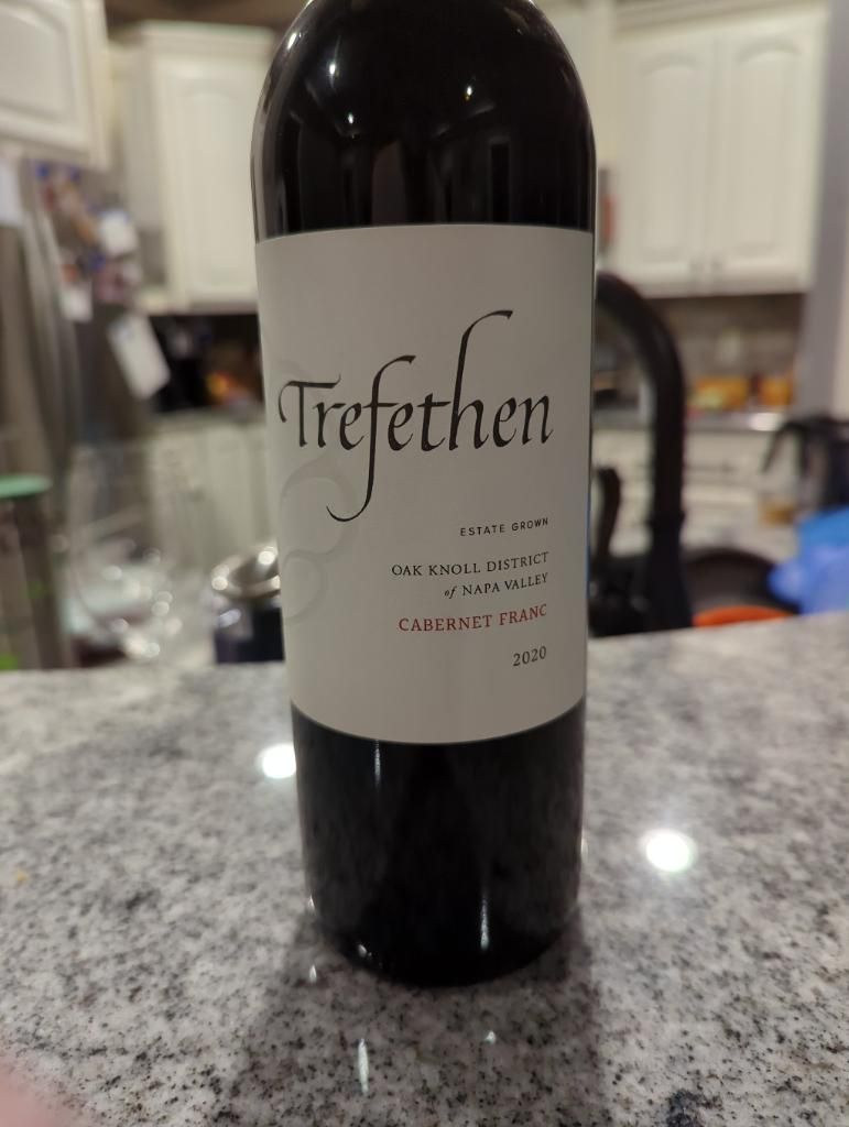 2020 Trefethen Cabernet Franc, USA, California, Napa Valley, Oak Knoll ...