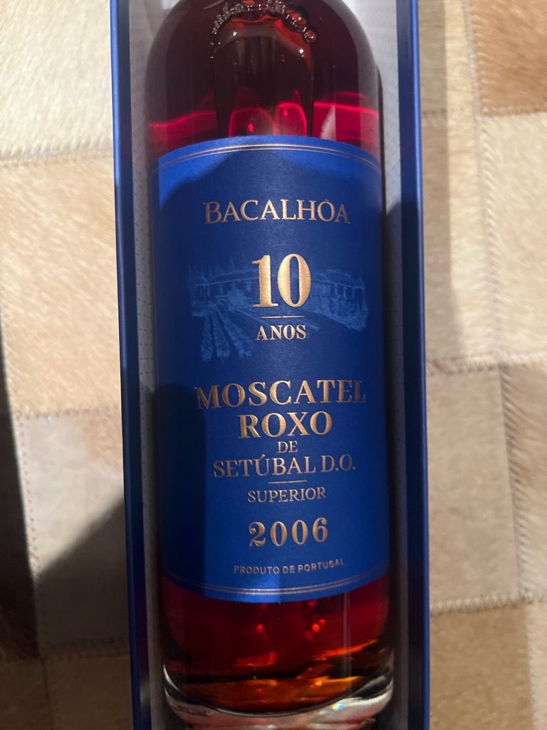 NV Bacalhoa Moscatel Roxo Moscatel de Setúbal 10 Anos Superior ...