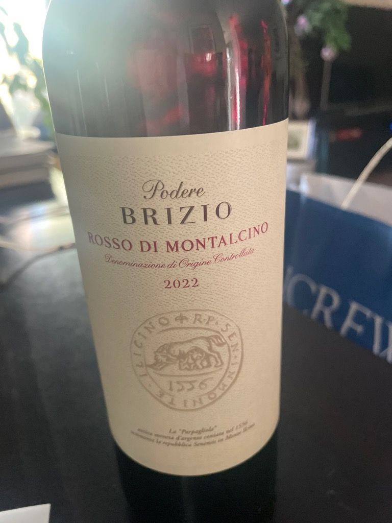 2022 Podere Brizio Rosso di Montalcino, Italy, Tuscany, Montalcino ...