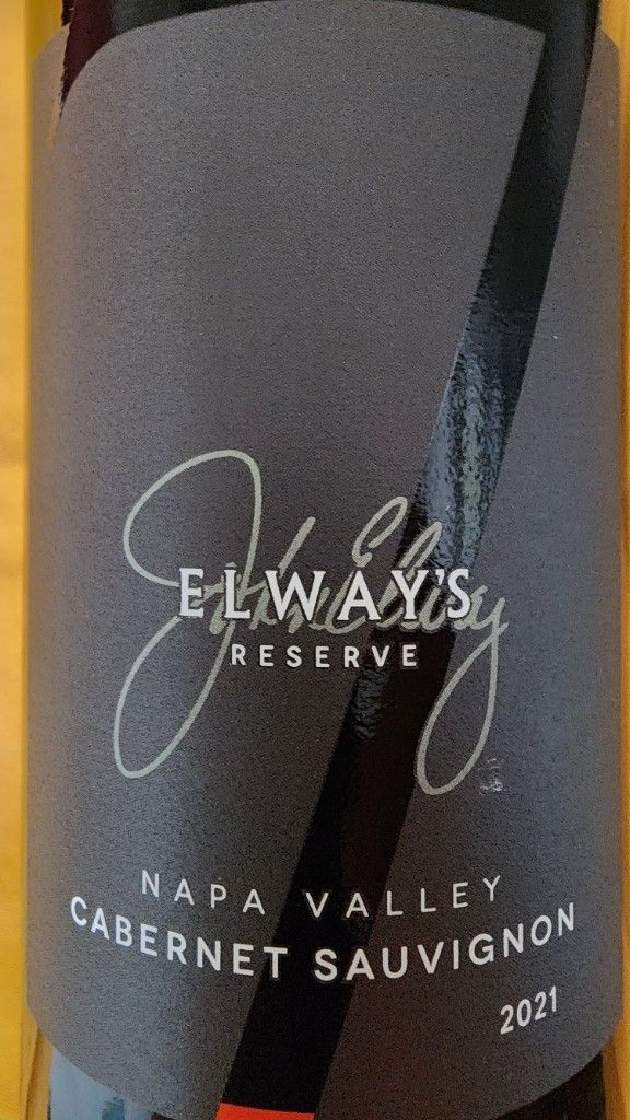 2021 7 Cellars Cabernet Sauvignon Elway's Reserve, USA, California ...