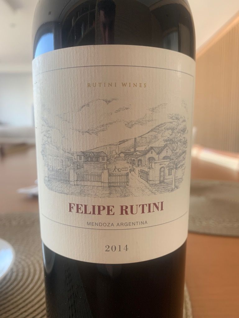 2014 Rutini Felipe Rutini, Argentina, Mendoza - CellarTracker