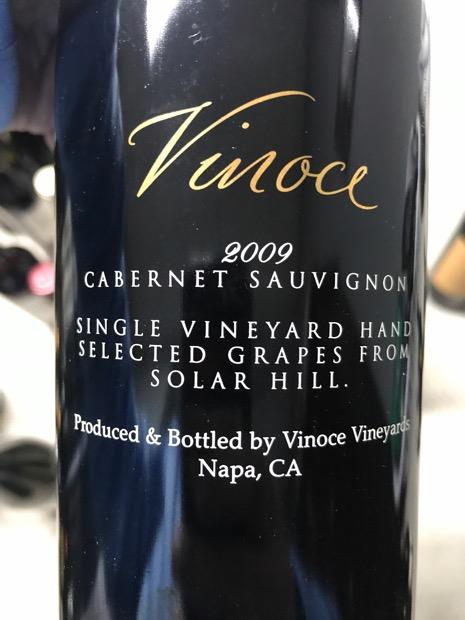 2009 Vinoce Cabernet Sauvignon Mt. Veeder, USA, California, Napa Valley ...