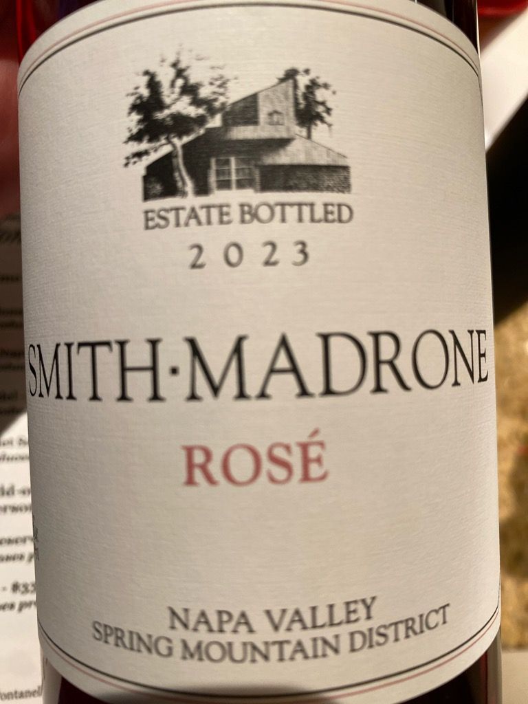 2023 Smith-Madrone Rosé, USA, California, Napa Valley, Spring Mountain ...