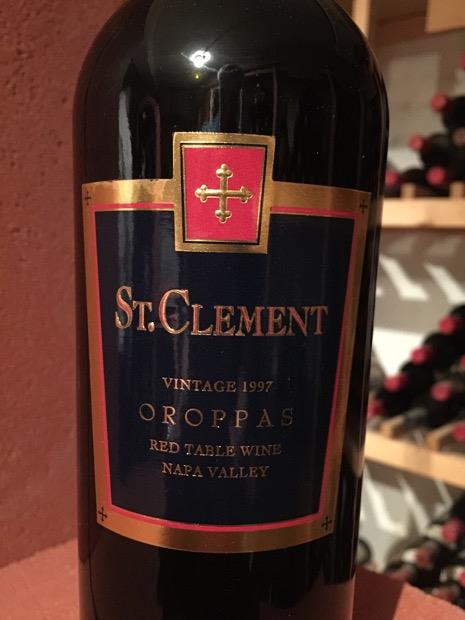 1997 St. Clement Cabernet Sauvignon Oroppas, USA, California, Napa ...