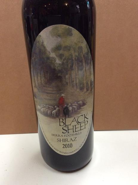 2017 Black Sheep Shiraz, USA, California, Sierra Foothills, Calaveras ...