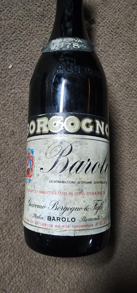 1979 Angelo Borgogno & Figli Barolo Riserva Speciale, Italy, Piedmont ...