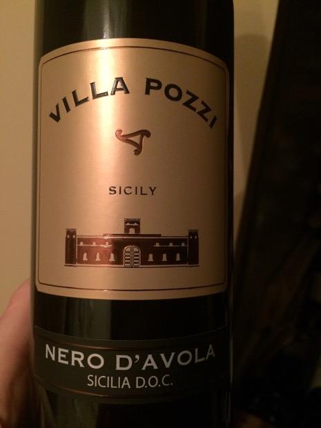 2016 Villa Pozzi Nero d'Avola Sicilia, Italy, Sicily, Sicilia ...