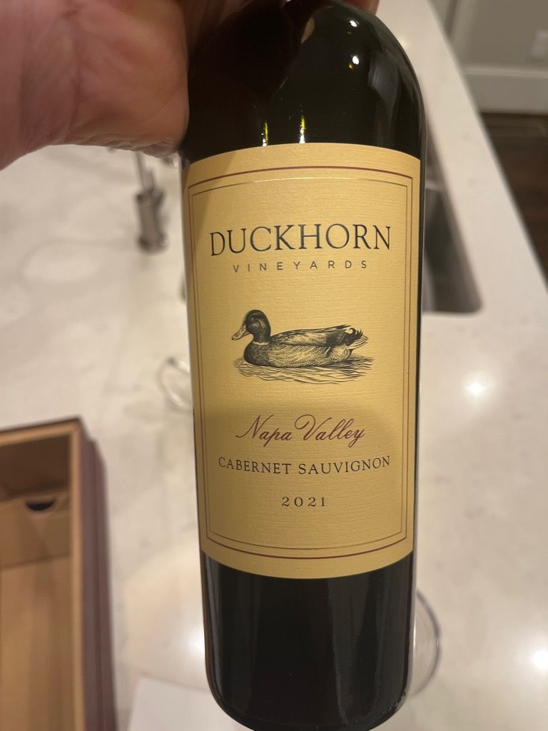 2021 Duckhorn Vineyards Cabernet Sauvignon Napa Valley, USA, California ...
