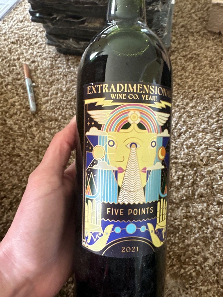 2021 Extradimensional Wine Co. Yeah! Five Points Red, USA, California - CellarTracker