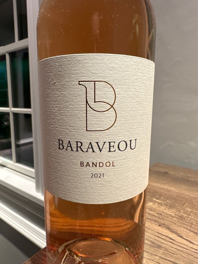 2021 Baraveou Bandol Rosé, France, Provence, Bandol - CellarTracker