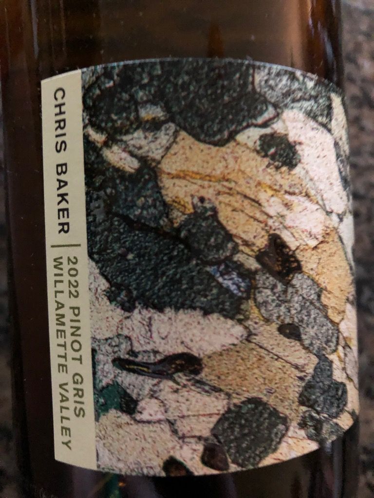 2022 Chris Baker Pinot Gris, USA, Oregon, Willamette Valley - CellarTracker