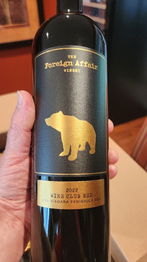 2022 The Foreign Affair Wine Club Red, Canada, Ontario, Niagara ...