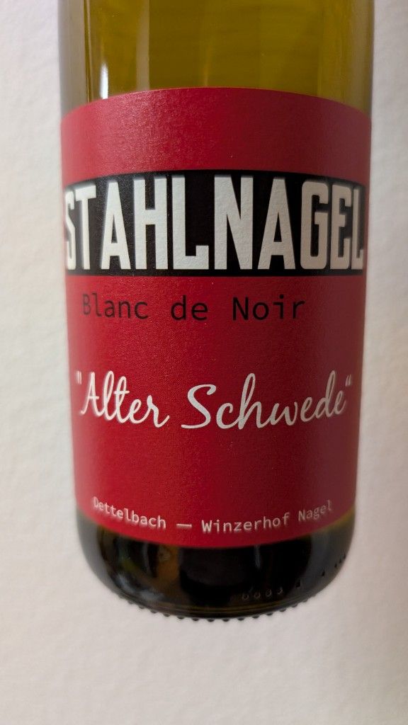 2022 Winzerhof Nagel Stahlnagel Blanc de Noir "Alter Schwede", Germany ...