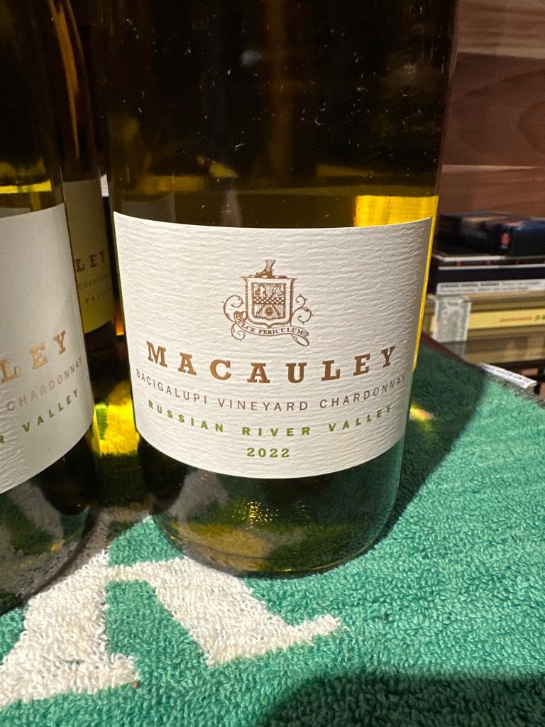 2022 Macauley Chardonnay Bacigalupi Vineyard, USA, California, Sonoma ...